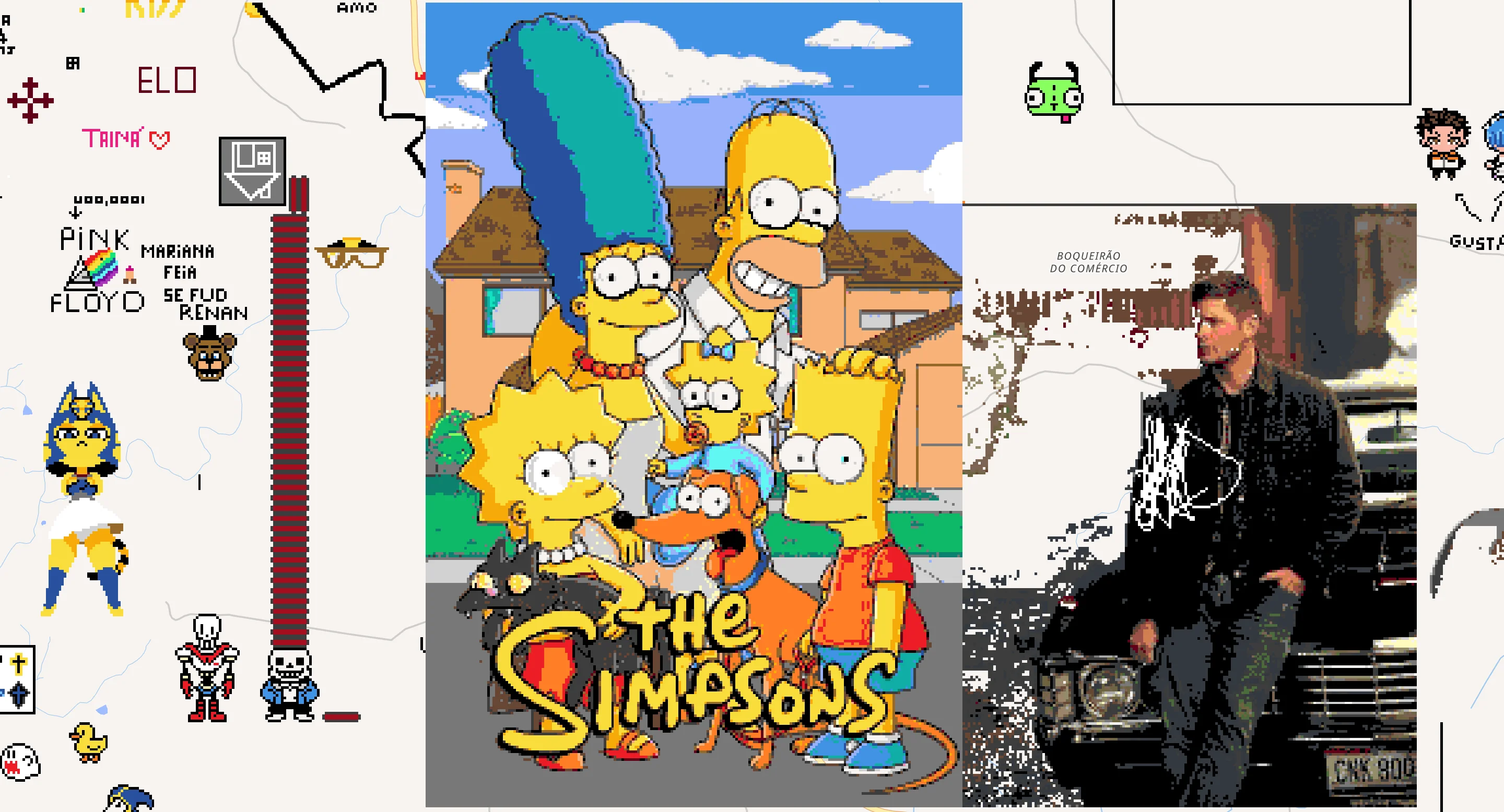 The Simpsons - Wplace Pixel Art