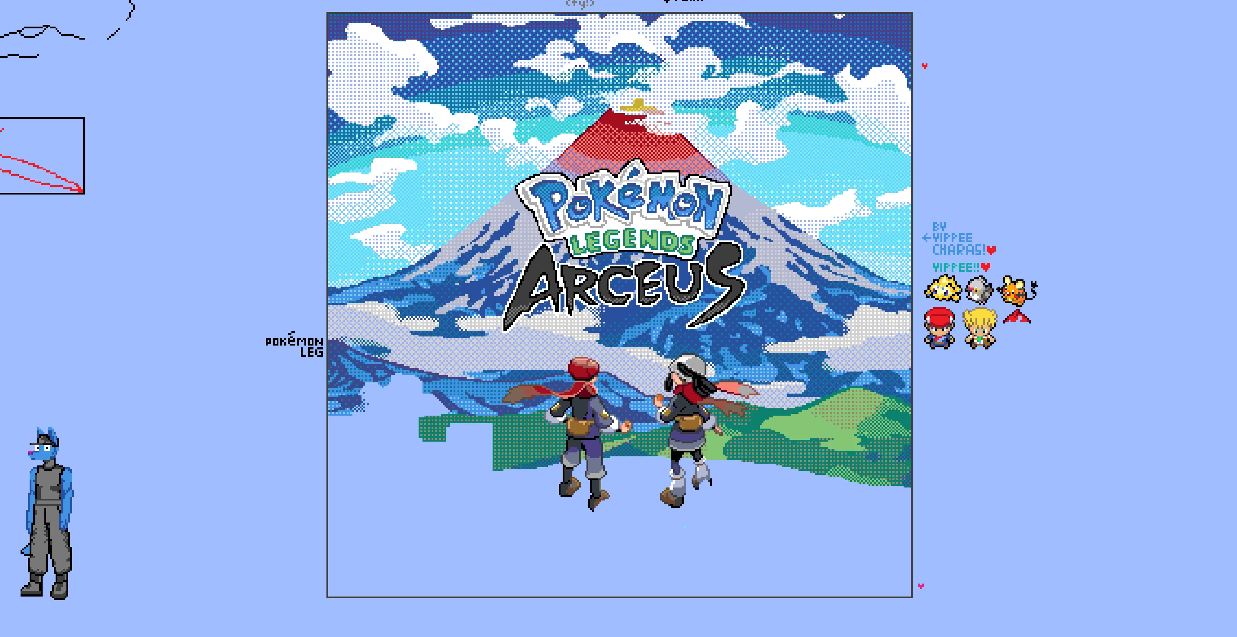 Pokémon Legends: Arceus - Wplace Pixel Art